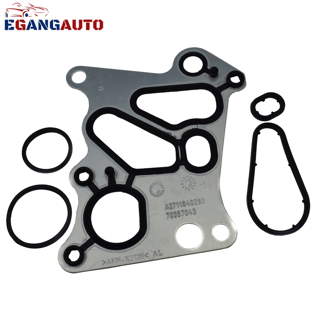 Oil Filter Housing Seal Seals Kit 2711840280 Fit For 2008-2014 Mercedes ...