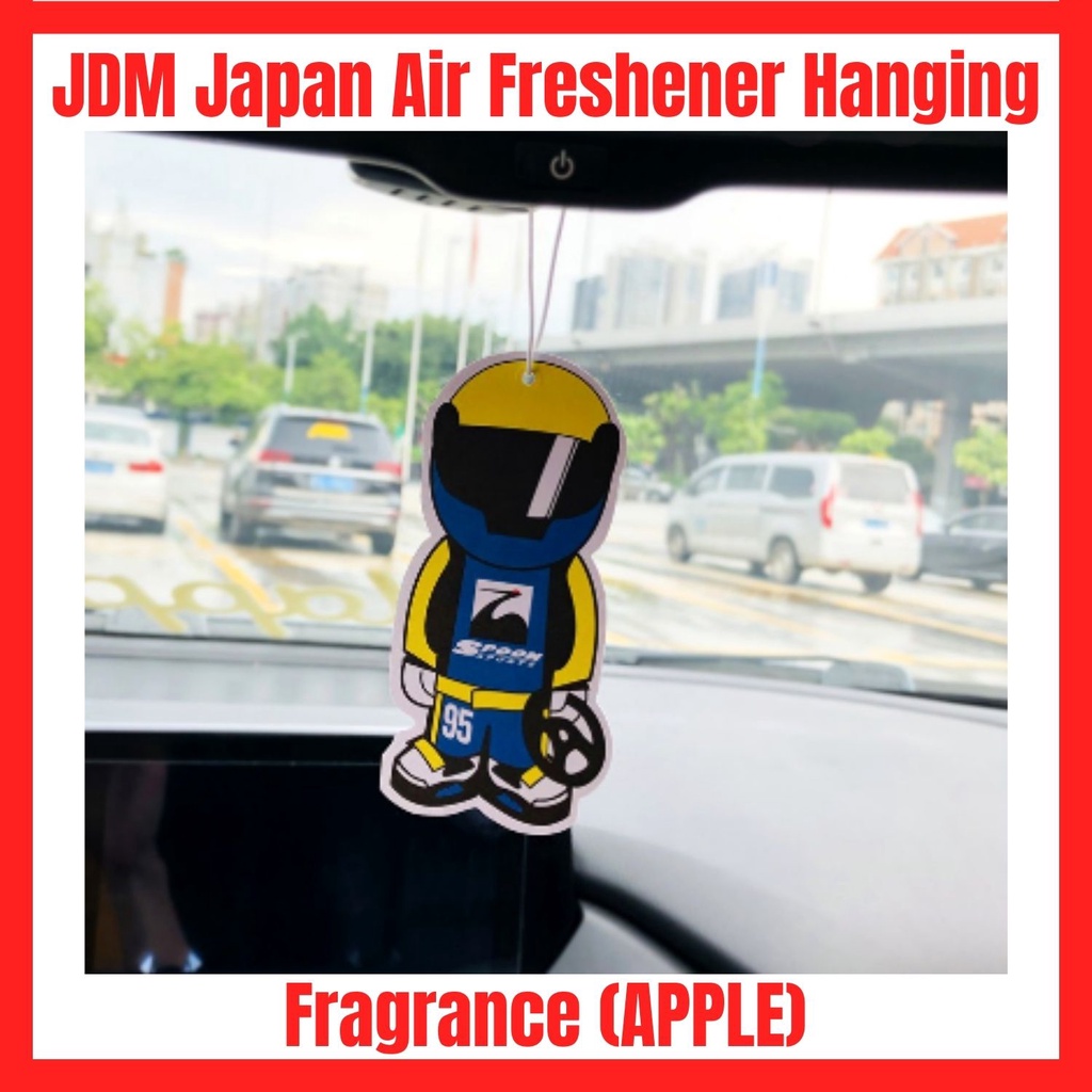 JDM Japan Spoon Robot Badge Car Paper Air Freshener Auto Hanging ...