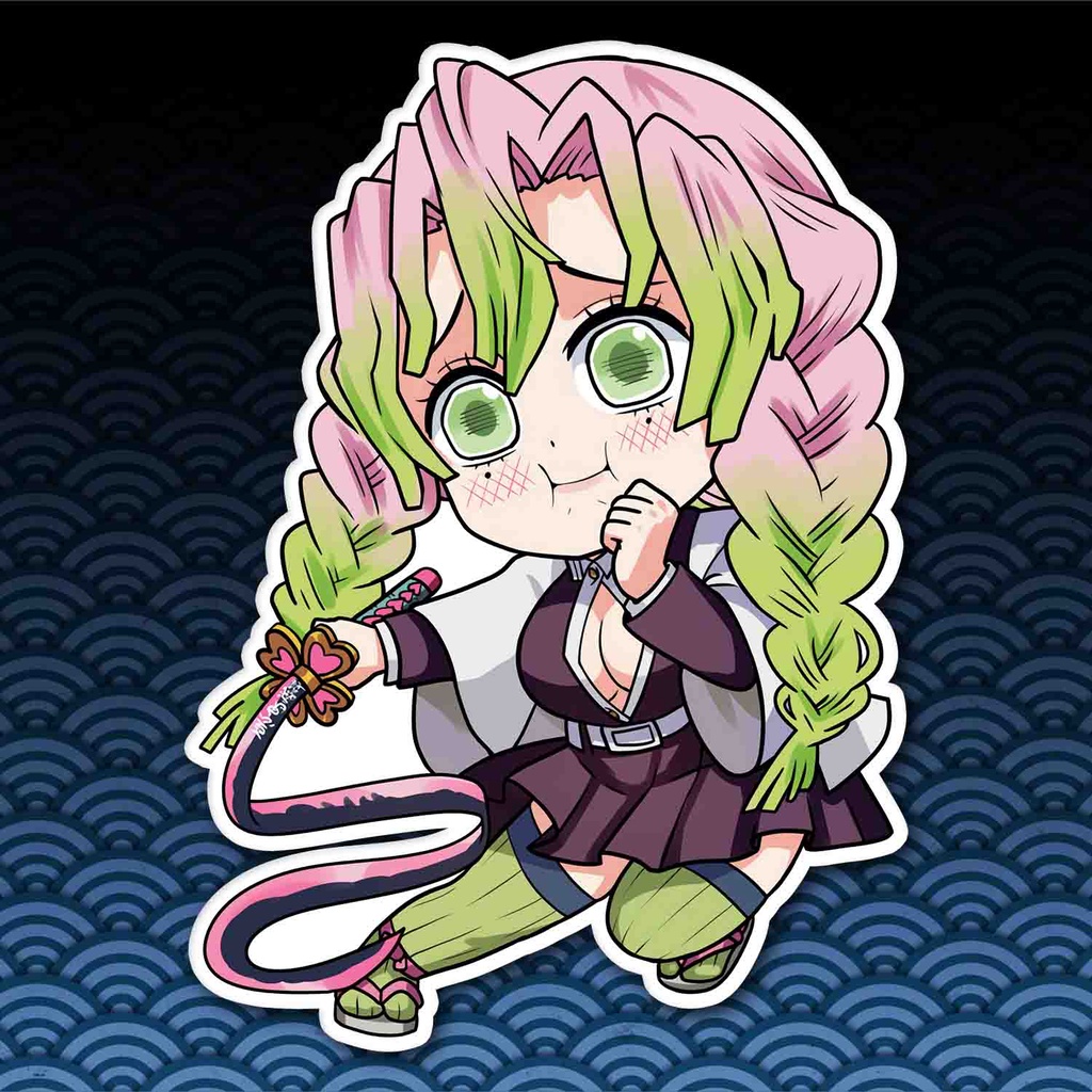 Mitsuri Kanroji Demon Slayer Sticker | Shopee Philippines