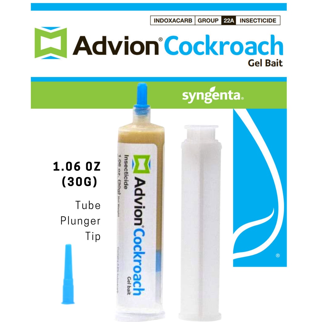 ADVION Syngenta Cockroach Killer Bait - Roach Gel to Kill Intrusion in Hotel Home Warehouse ...