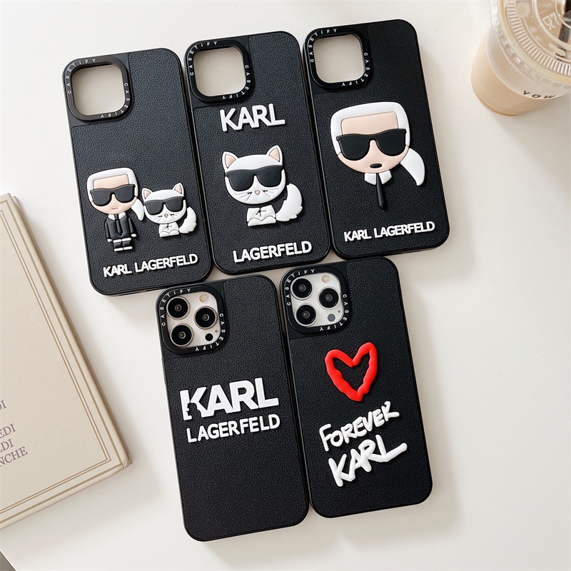 Casetifg Two Bombs KARL LAGERFELD Trend Star Casing High Quality 3D ...