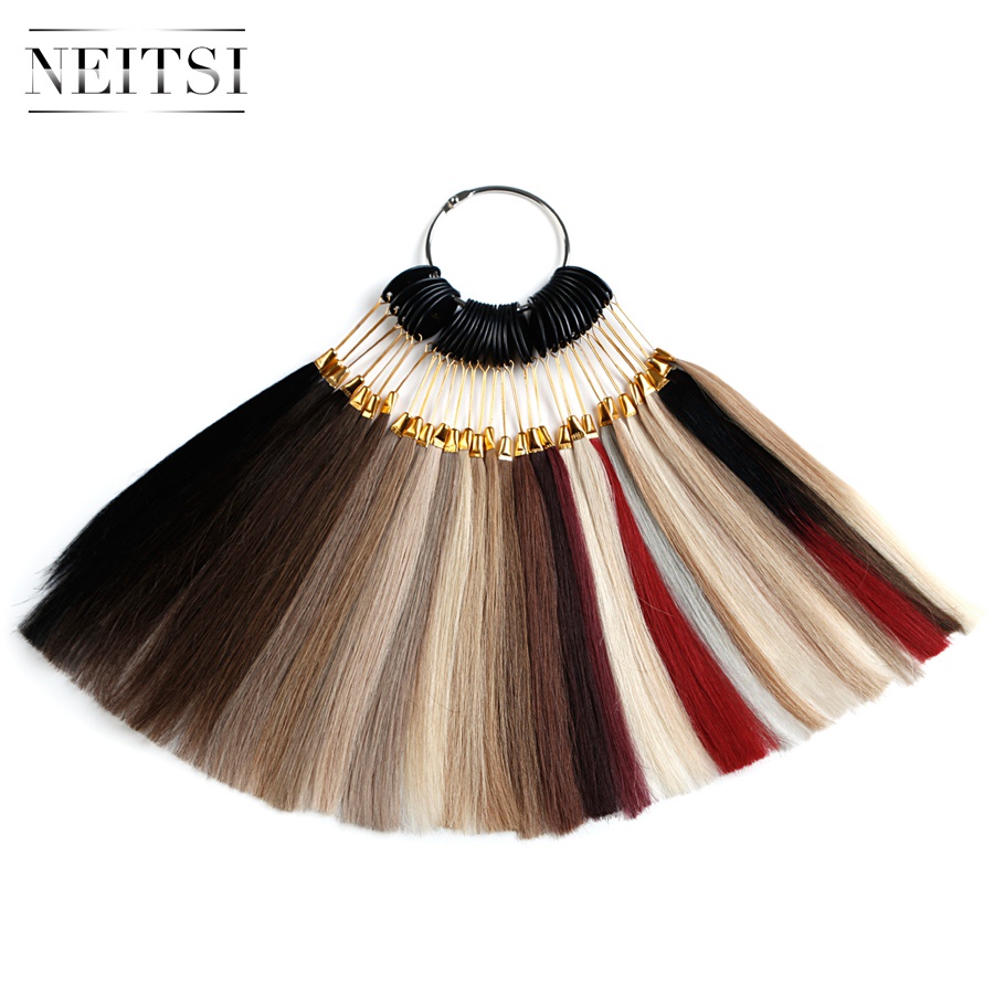 Neitsi Remy Hair Color Rings/ Color Charts 30 Colors Available 100% ...