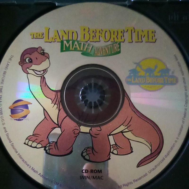 The Land Before Time Math Adventure Computer Educational Software ...
