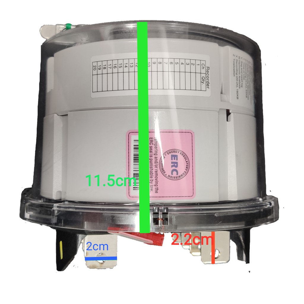 GE/ALCARA Electric Meter KWH CT Rated 3 Phase 3 Wire 120V- 480VAC ...