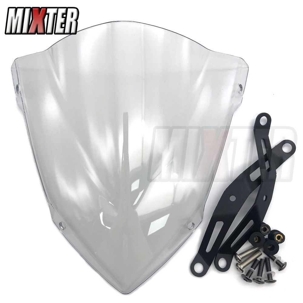 Motorcycle Sports Touring Front WindScreen Windshield Viser Visor Wind ...