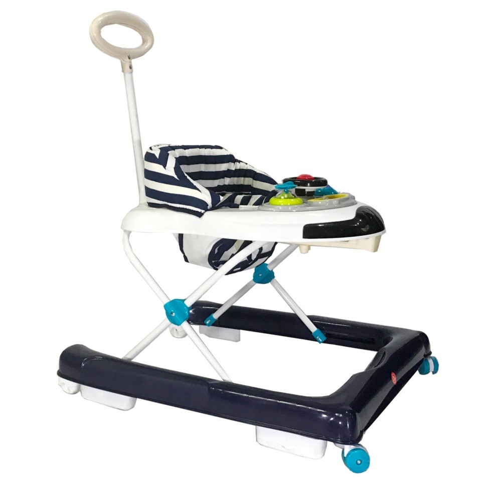 Akeeva Luxury U Shape Walker w/ Parent Handle (Blue) | Shopee Philippines