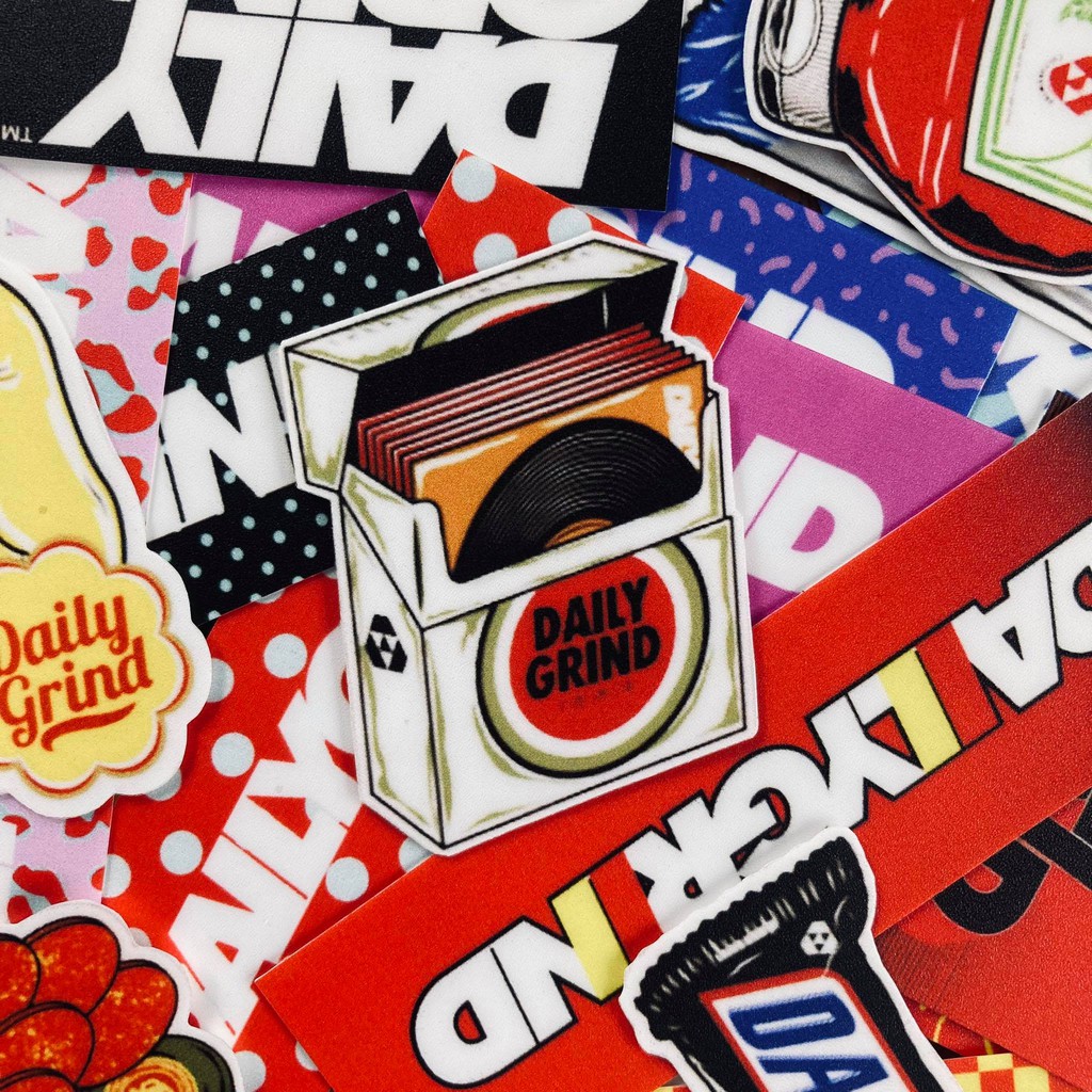 20PCS DAILY GRIND QUALITY STICKERS [WATERPROOF] | Shopee Philippines