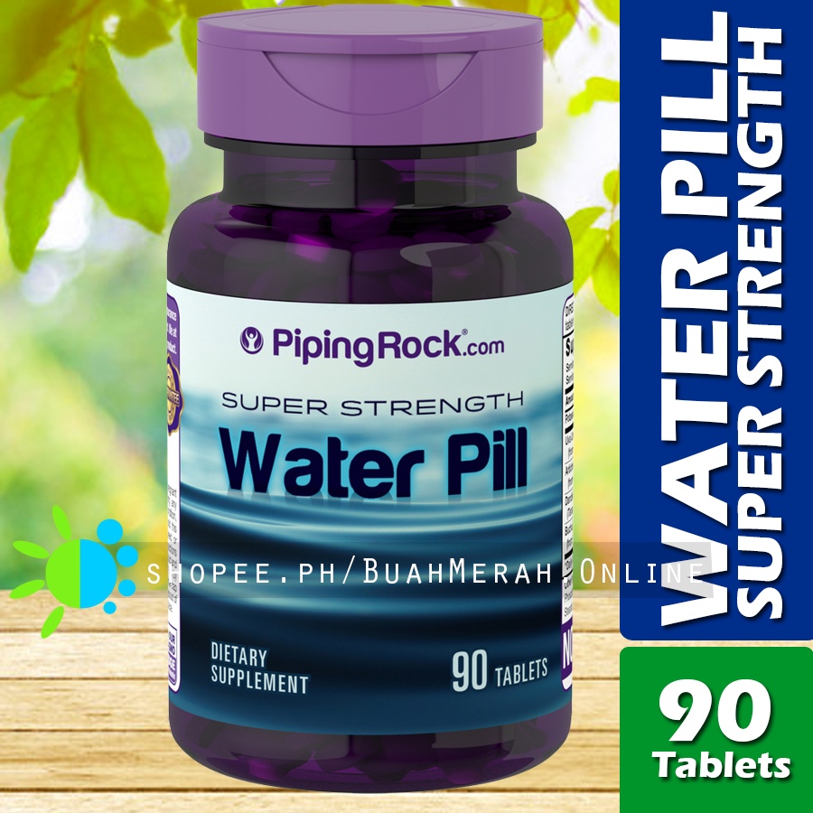 WATER PILL SUPPLEMENT 90 Tablet with UVA URSI Leaf Artichoke Dandelion ...
