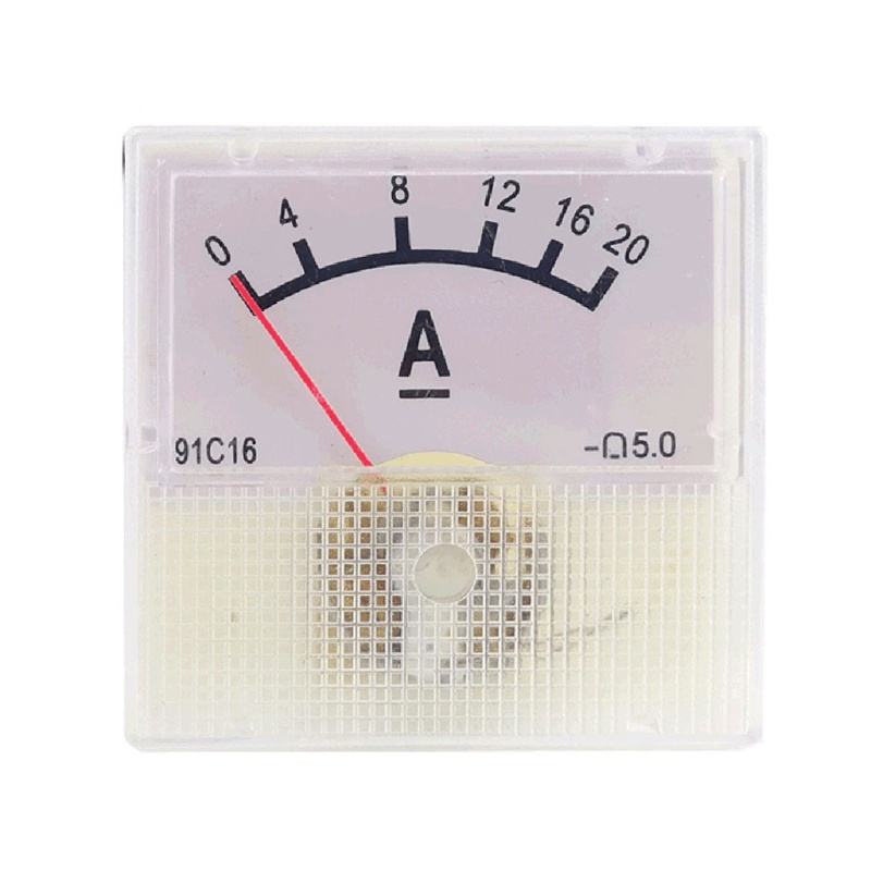 chu Upgraded for DC Analog Current Meter Panel for DC 20A AMP Gauge ...