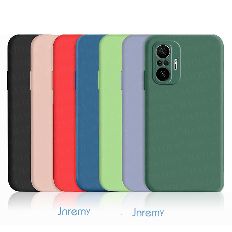 For Xiaomi Redmi Note 10 Pro Max 10S 4G Case Cover Liquid Silicone Soft ...