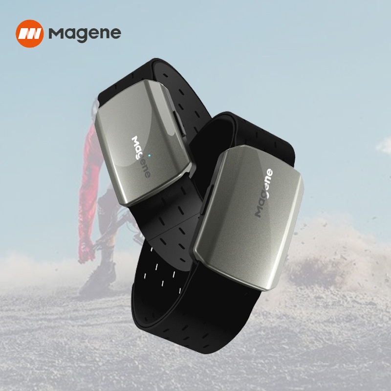 Magene H803 Heart Rate Armband Monitor Dual Mode Bluetooth ANT Sensor ...