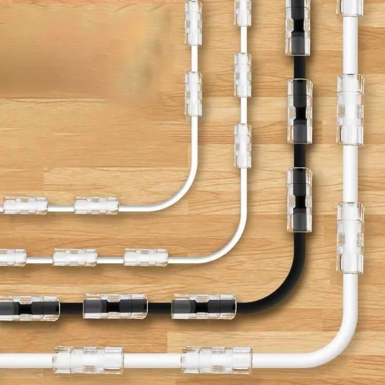 20 Pcs Transparent Cable Clips Heavy Duty Cable Clips with Strong Self ...