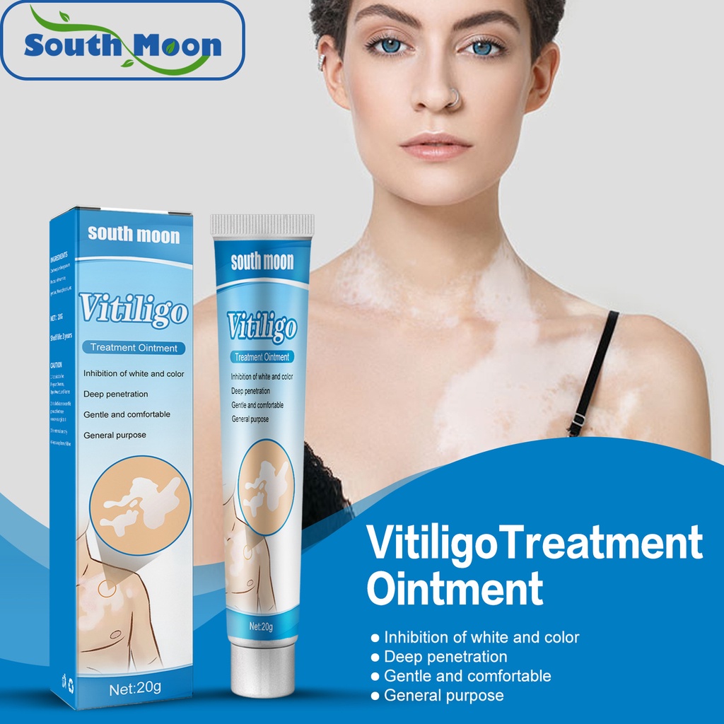 South Moon White Spot Cream Vitiligo Ointment Pigment Melanin Promoting ...