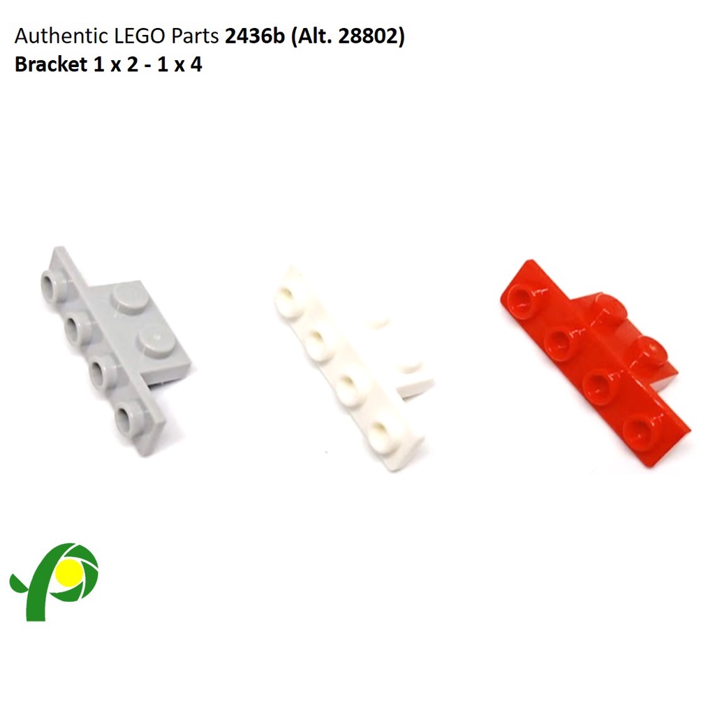 LEGO Bracket Parts 2436b (Alt. 28802) 1x2-1x4 Sold per piece Authentic ...
