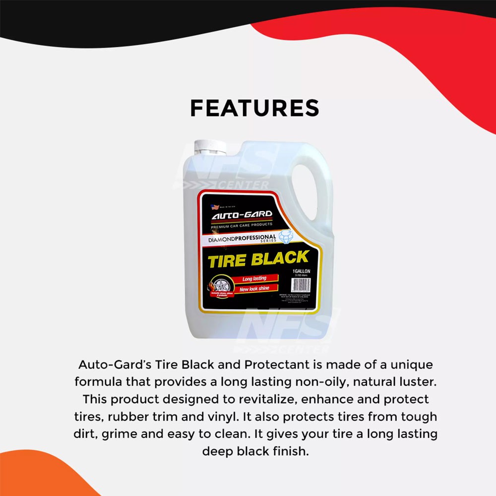 Autogard Tire Black Diamond Professional Series - 1 Gallon Superior ...