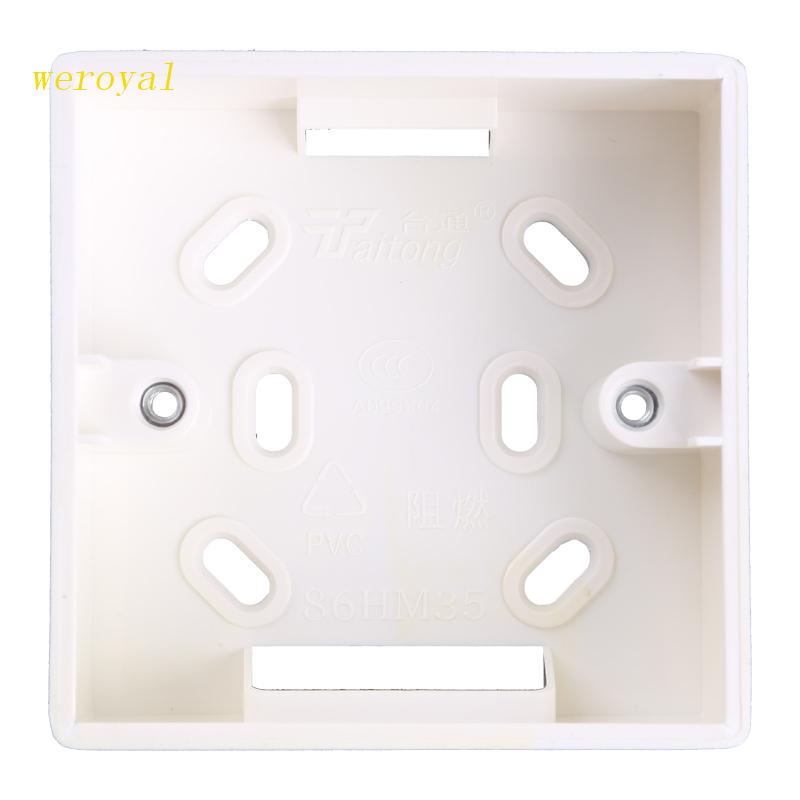 weroyal 86 Type Wall Switch Box Flush Mount Junction Box for Touch Dimmer Switch | Shopee ...