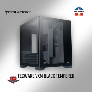 Tecware VXM Dual Chamber MATX Case Black/White Mesh/Tempered | Shopee ...