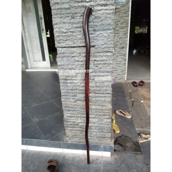 NABI KAYU Natural Tamarind Wood Walking Stick/Natural MOTIF An ASEM ...