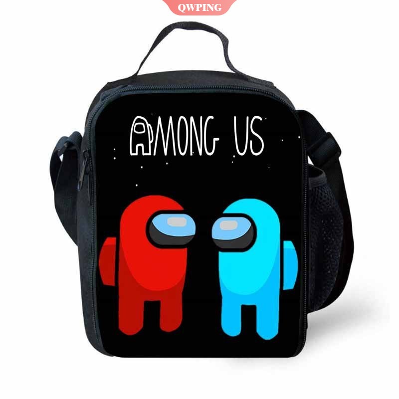 Among Us Cooler Lunch Bag Girls Portable Thermal Food Picnic Bags for ...