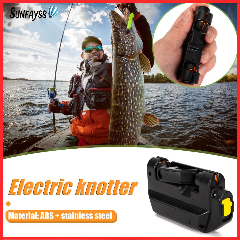 Electric Fishing Hook Tier Tying Tool Fishing Lure Knot Knotting ...