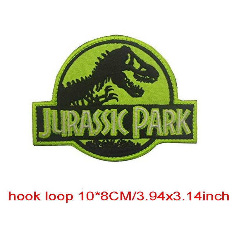 Dinosaurs Dragon Embroidered Patches PVC Military Tiger Tactical ...