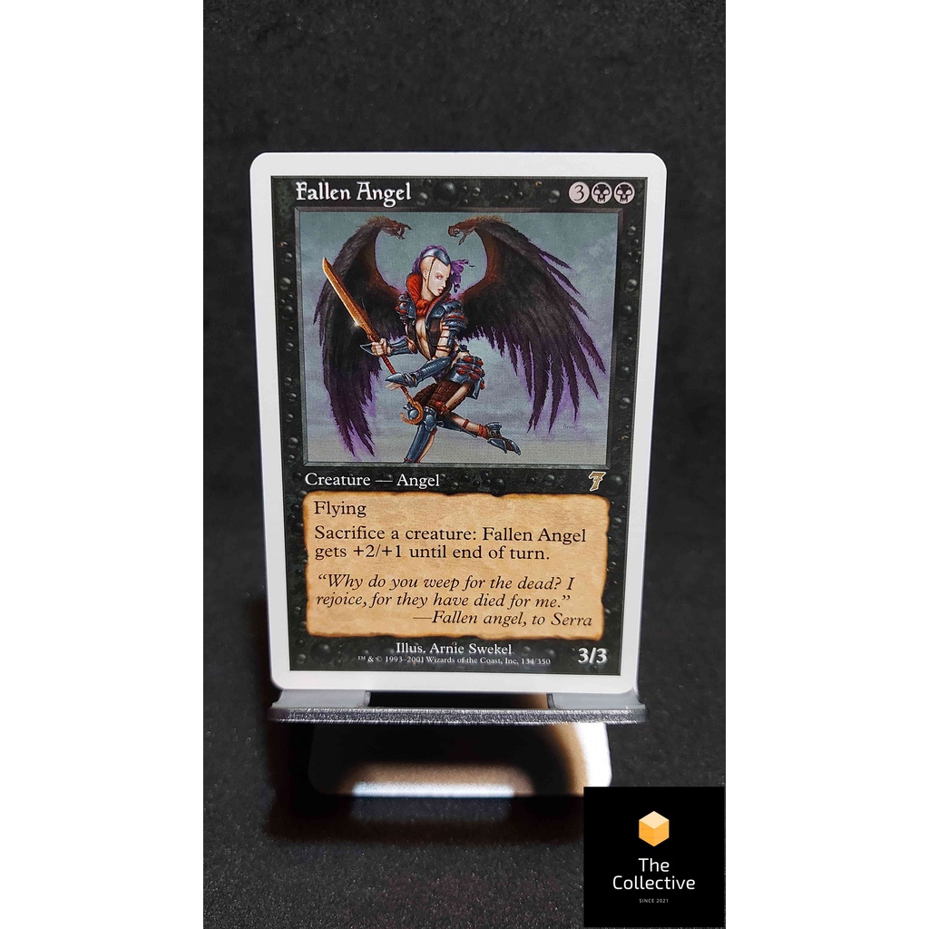 Magic the Gathering - MTG Card Game - Fallen Angel - [ID: BB1] | Shopee ...
