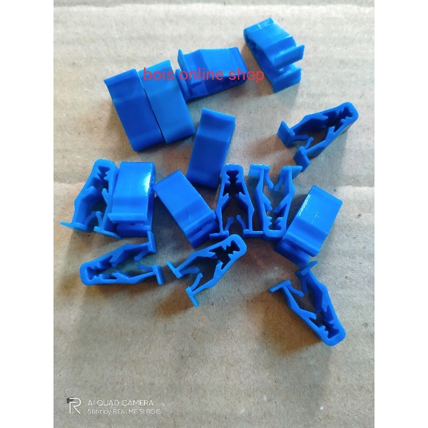 Unit blue vario beat esp honda body clip | Shopee Philippines