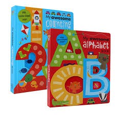 My Awesome Alphabet & Counting Book/Educational Books/Board book set ...