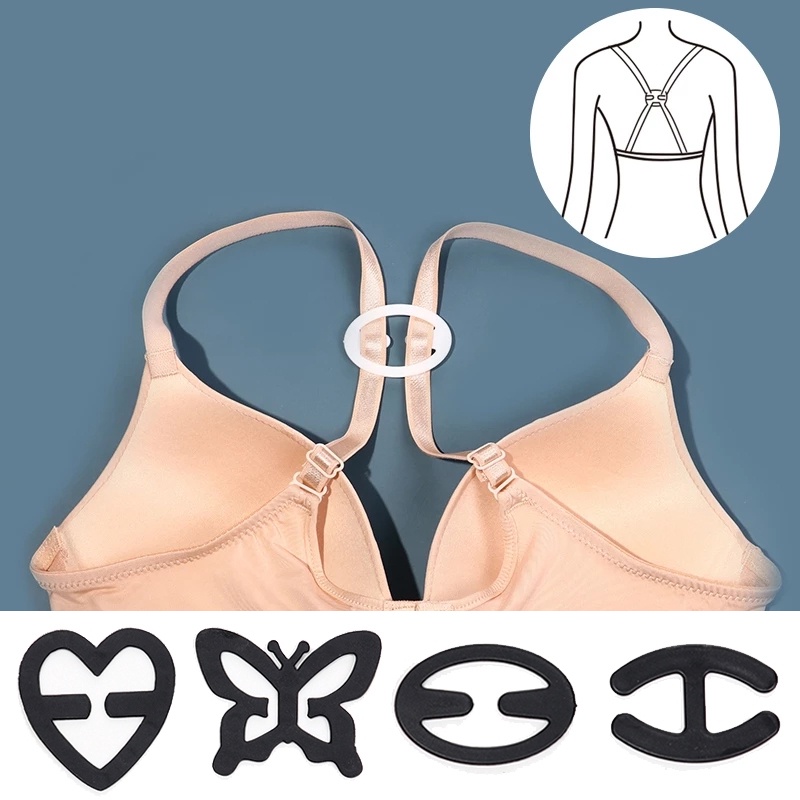Bra Buckles Fashion Webbing Bras Clasp Strap Clip Invisible Bra Buckle ...