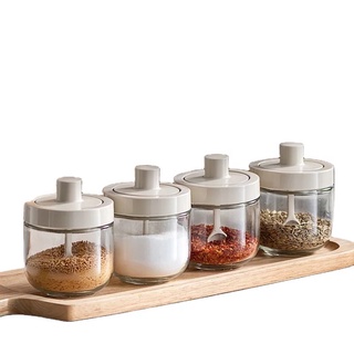 [ With Free Label ] Minimalist aesthetic condiment spice jars with ...