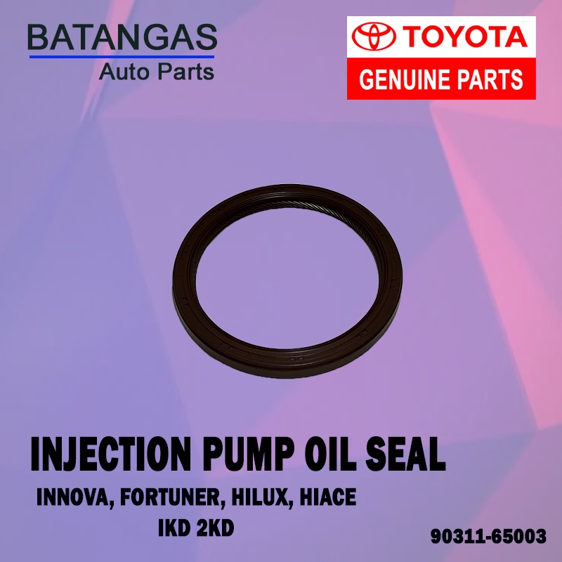 Genuine Injection Pump Oil Seal Toyota Innova/Fortuner/Hilux/Hiace 1KD ...