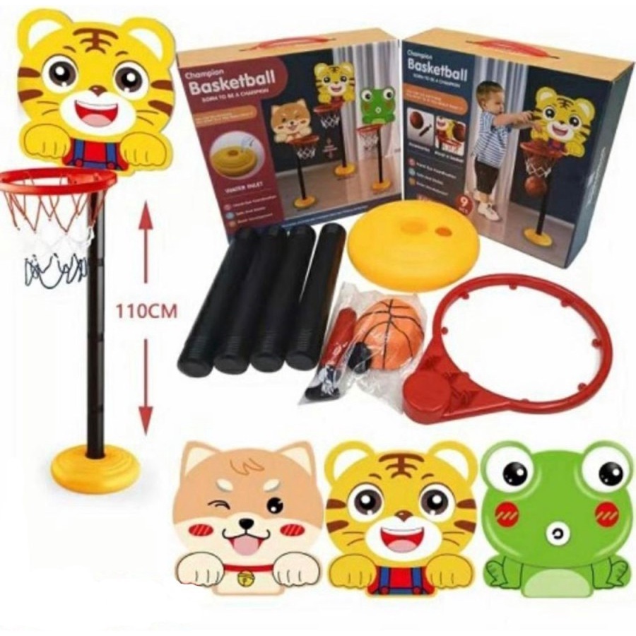 Boys Toys Champion Basketball Ball Pole Basketball Hoop C3A | Shopee ...