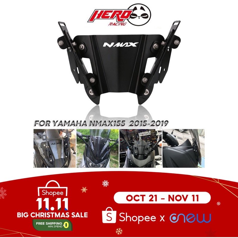 Nmax Side Mirror Bracket/Nmax Windshield Bracket | Shopee Philippines