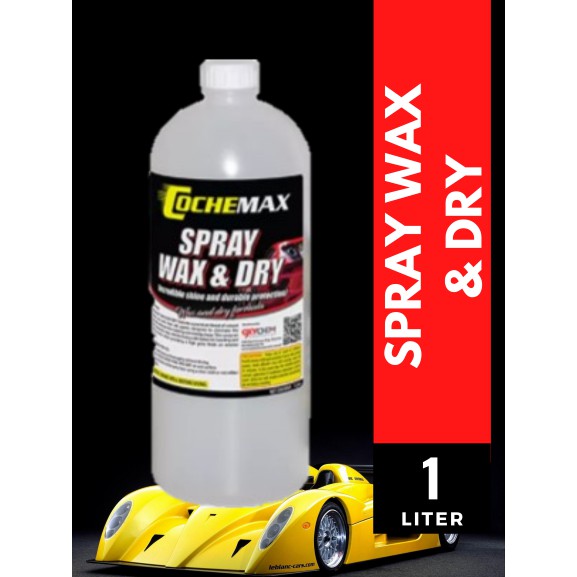 COCHEMAX Car Quick Detailer Spray Wax and Dry 1 LITER (Auto Polish Rain ...