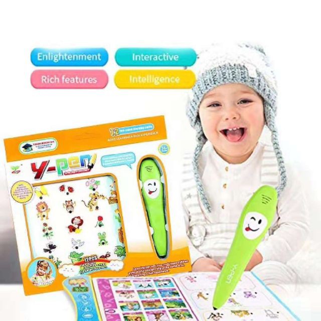 Y-PEN Intelligent Speaking Learning Pen for Kids (Battery Operated ...