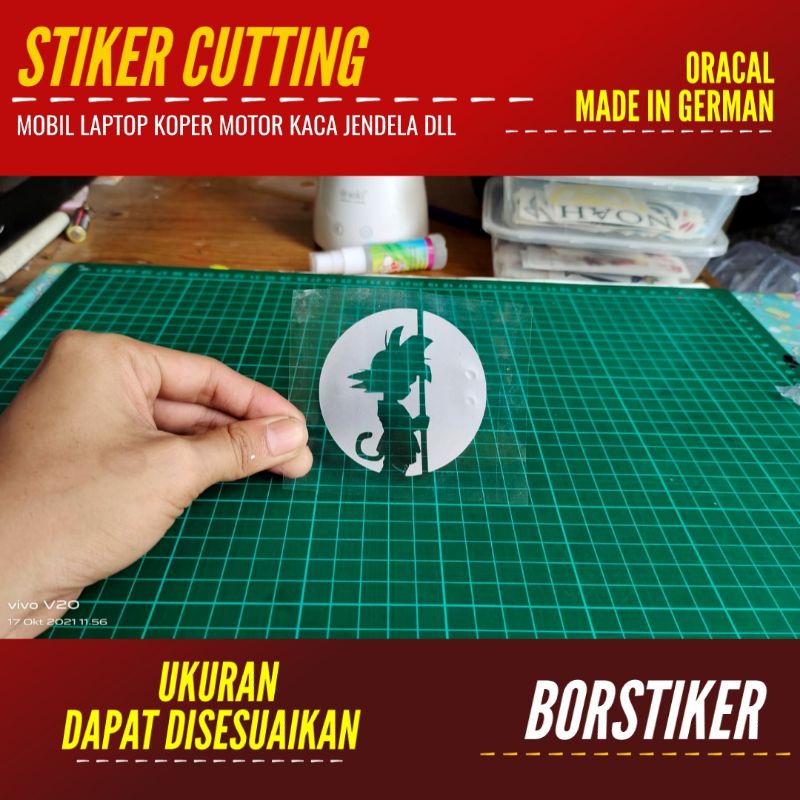 Son GOKU STICKER | Oracal MATERIAL CUTTING STICKER CUSTOM LOGO ETC ...