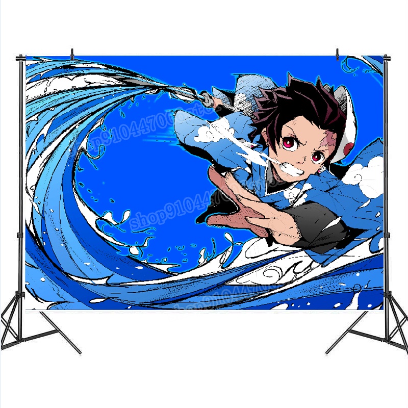 Demon Slayer 150*210CM party backdrop decorations party decoration ...