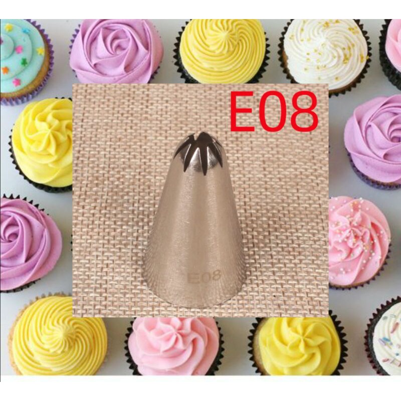 E08 LARGE SIZE DECORATING TIP ICING PIPING NOZZLE CAKE | Shopee Philippines