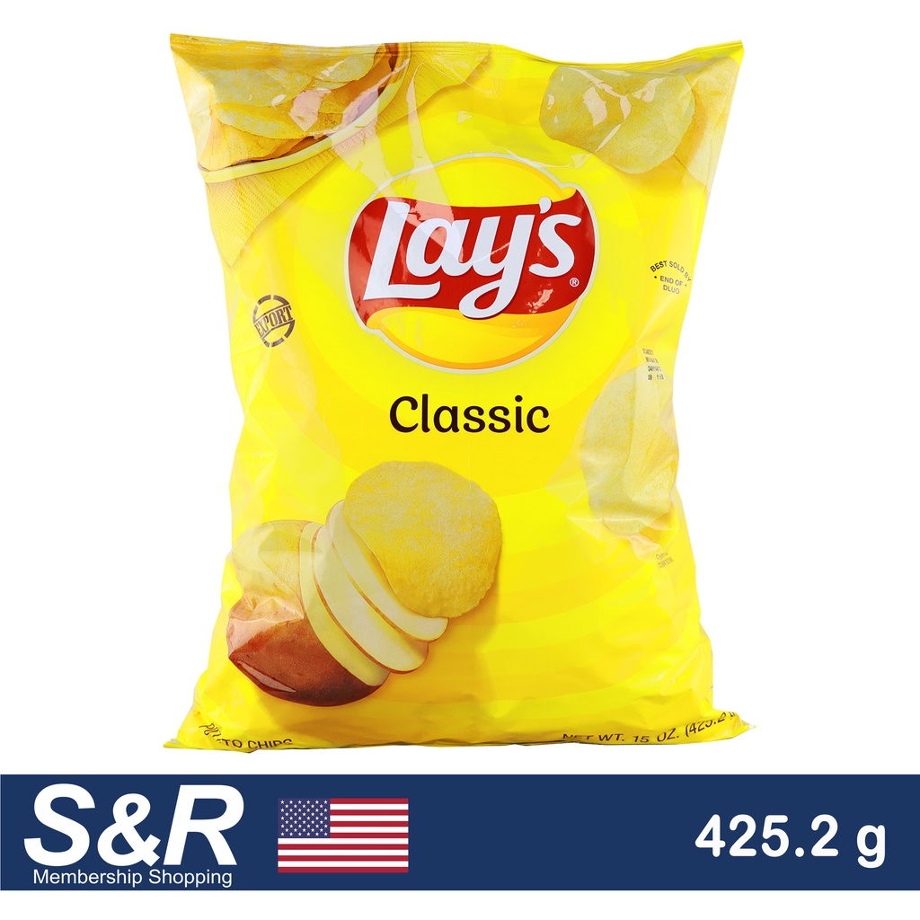 Lays Potato Chips Classic 425.2g | Shopee Philippines