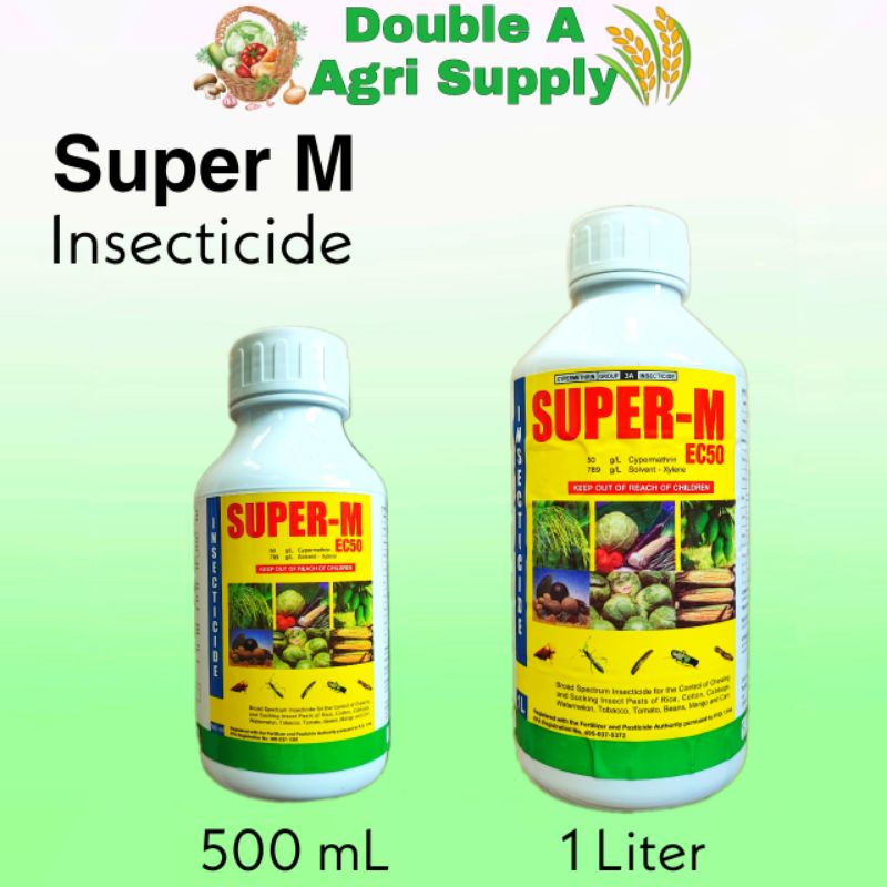Super M (Cypermethrin) Insecticide / Pests Control | Shopee Philippines