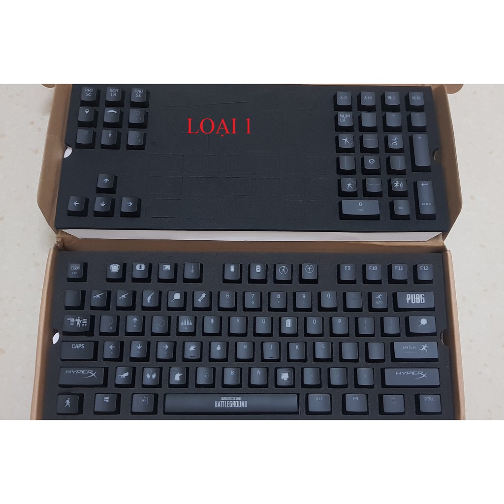 Pubg keycap Set with beautiful compact font through led installed for ...