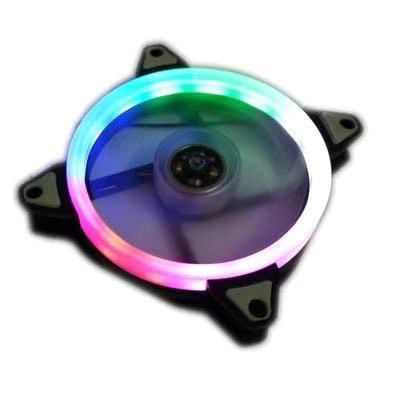 CPU FAN computer chassis fan with led Multicolored 5 color | Shopee ...