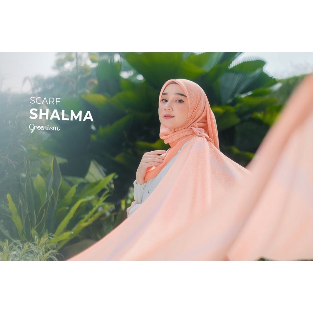 Greenism Shalma Scarf Quality Premium Syari'i | Shopee Philippines