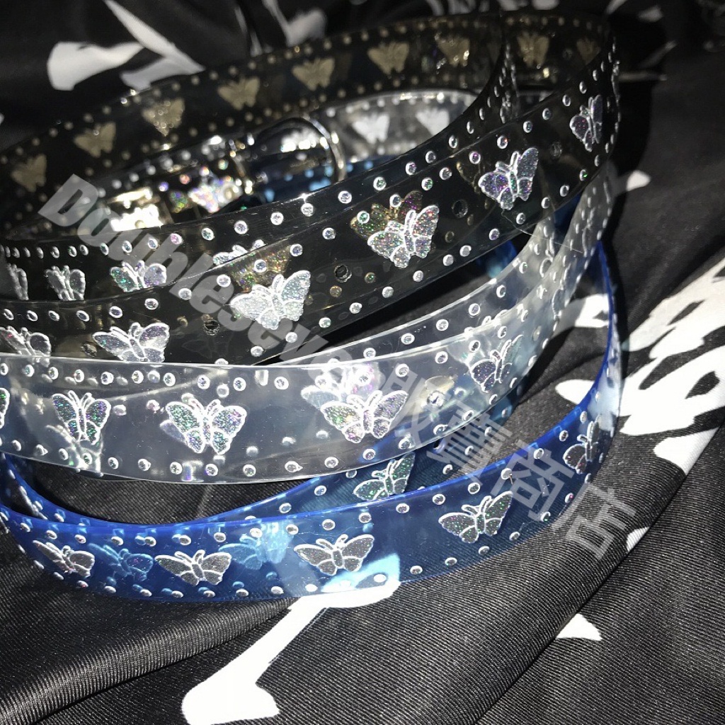 Doubleseveny2k Millennium Hot Girl 90s Sparkling Lovely Butterfly Belt ...