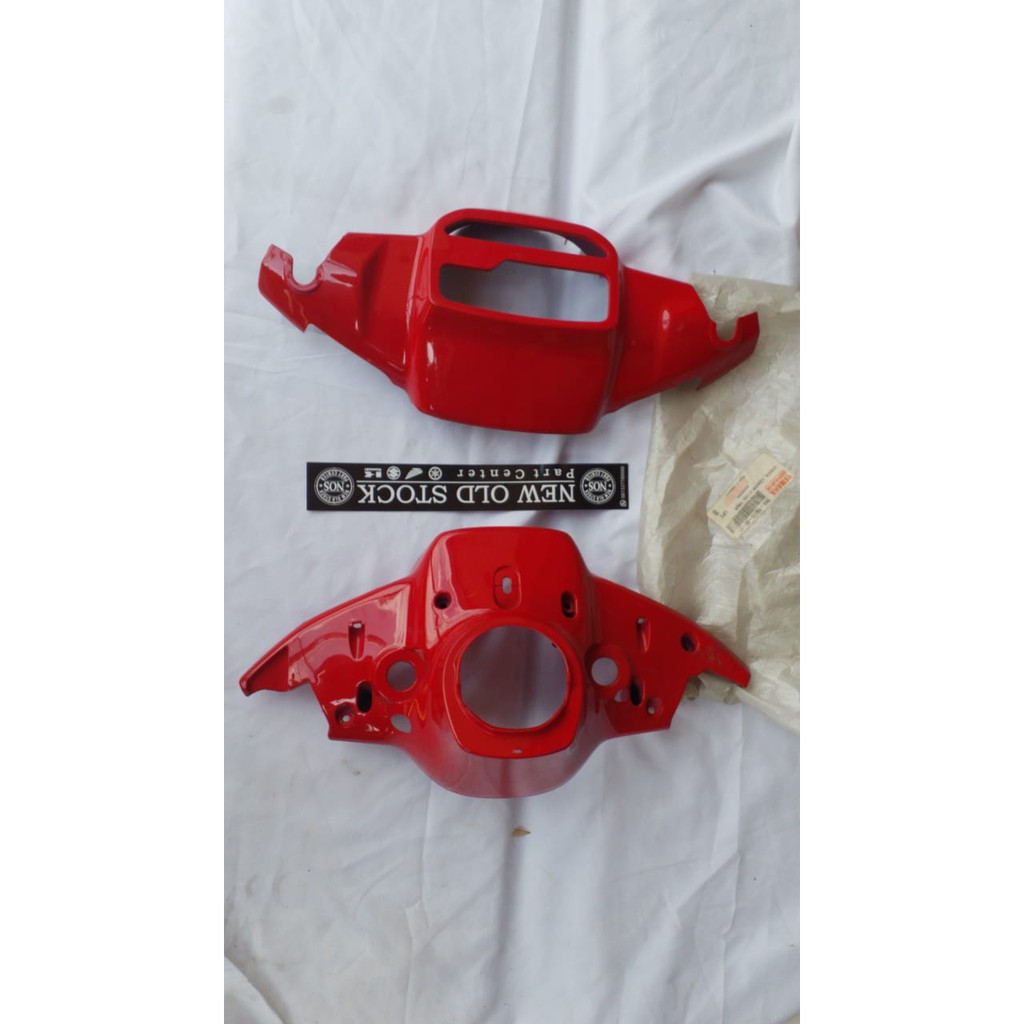 MERAH Top And Bottom Shell YAMAHA CRYPTON Red ORIGINAL NOS | Shopee ...