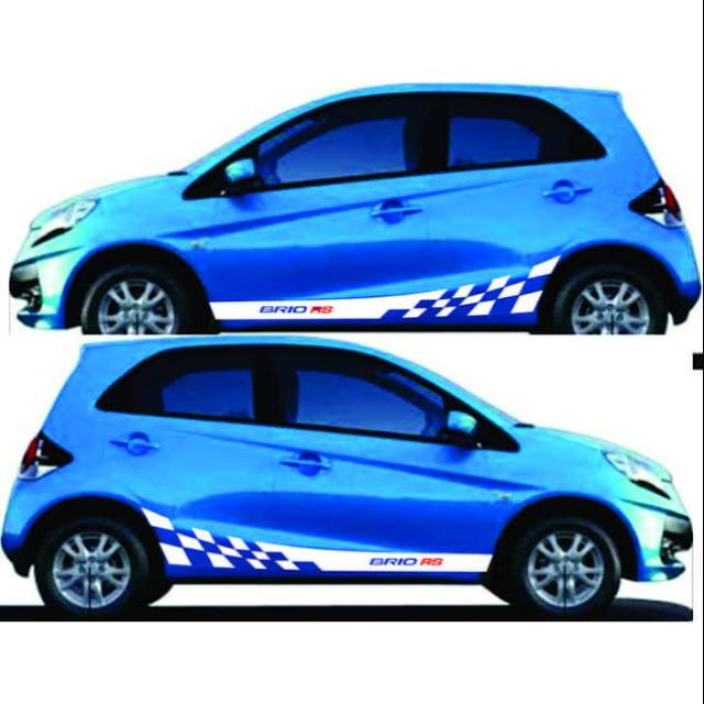 Honda Brio car sticker, Honda Brio minimalist cutting sticker | Shopee ...