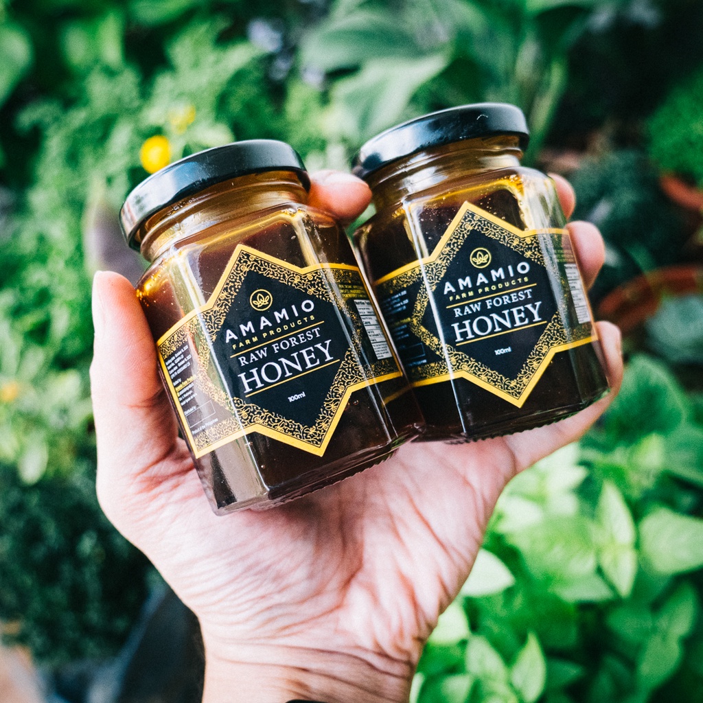 Premium Raw Forest Honey - Pure Dark Honey - 100ml - Amamio Mini Honey ...