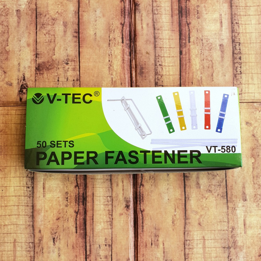 PUTIH Acco White - Paper Fastener V-TEC VT580 White - Binder - Paper ...