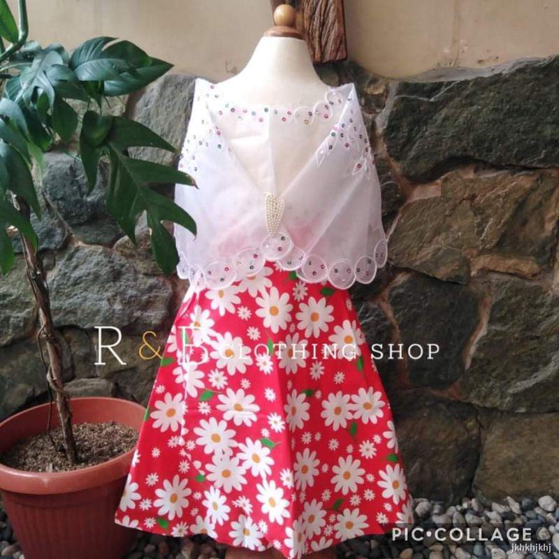 Filipiniana with kimona alampay style (PIn not included) | Shopee ...