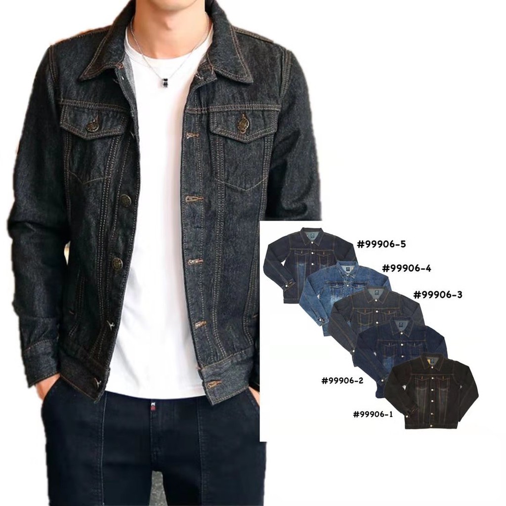 Men's Maong Denim Jacket #Maong #Jacket #denimjacket | Shopee Philippines